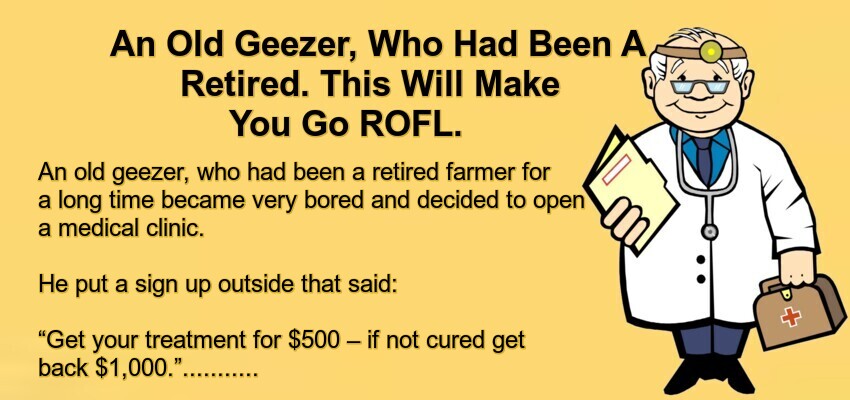 An Old Geezer, Who Had Been A Retired.