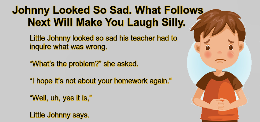 Johnny Looked So Sad.