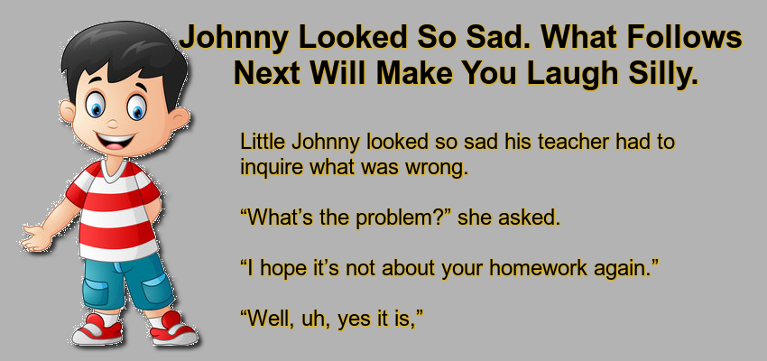 Johnny Looked So Sad.