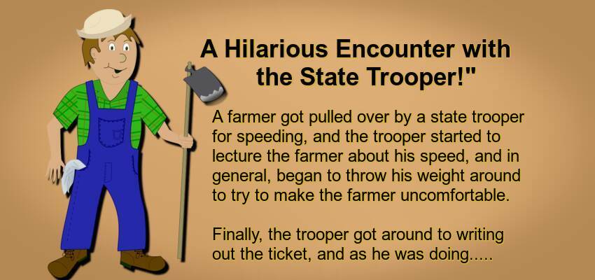 A Hilarious Encounter with the State Trooper!"