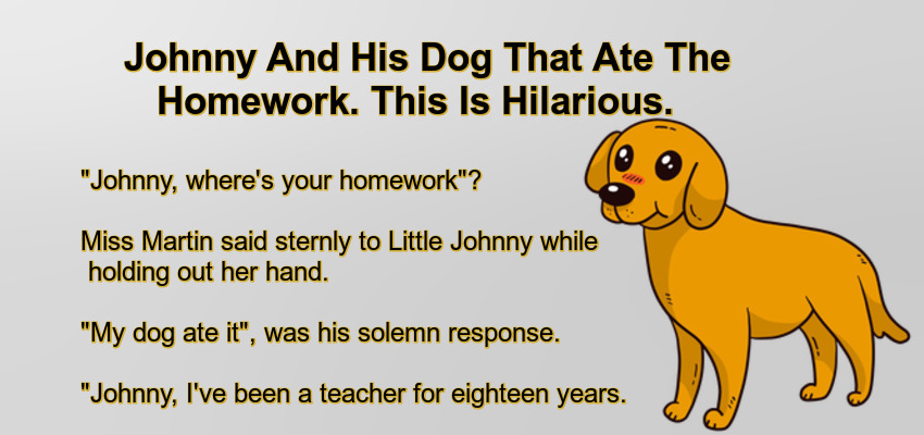 Johnny And His Dog That Ate The Homework.