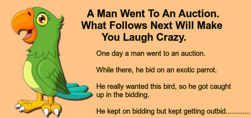 A Man Went To An Auction.