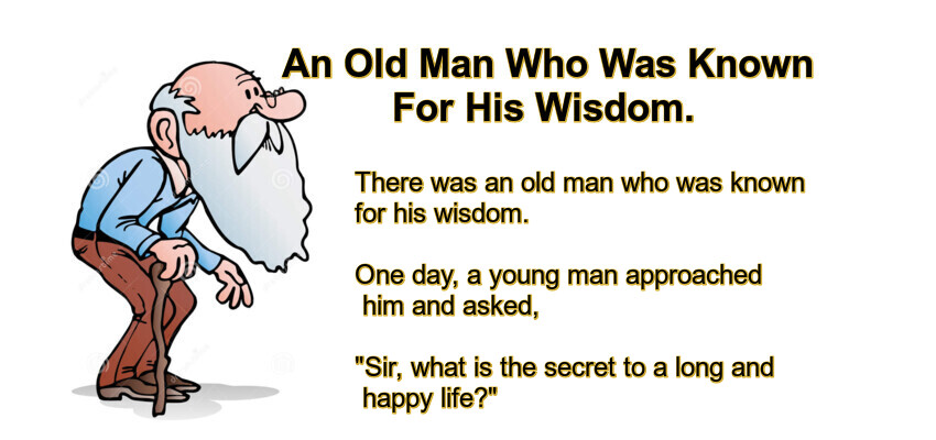An Old Man Who Was Known For His Wisdom.