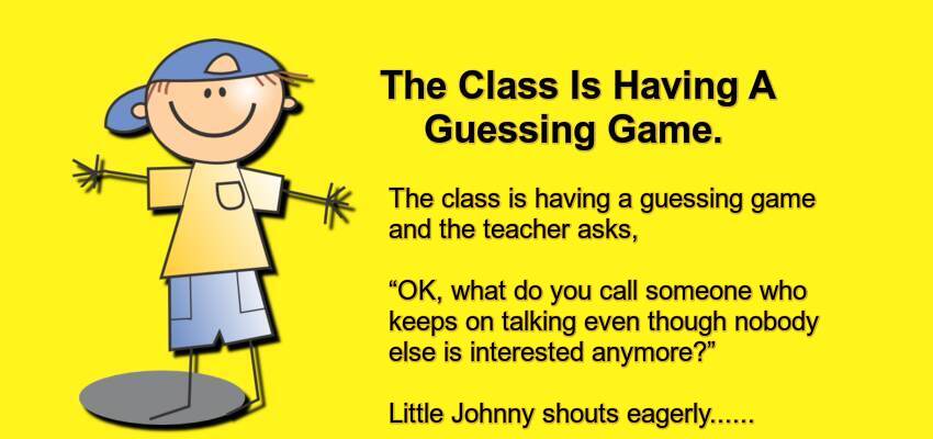 The Class Is Having A Guessing Game.