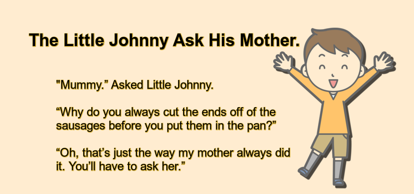 The Little Johnny Ask His Mother.