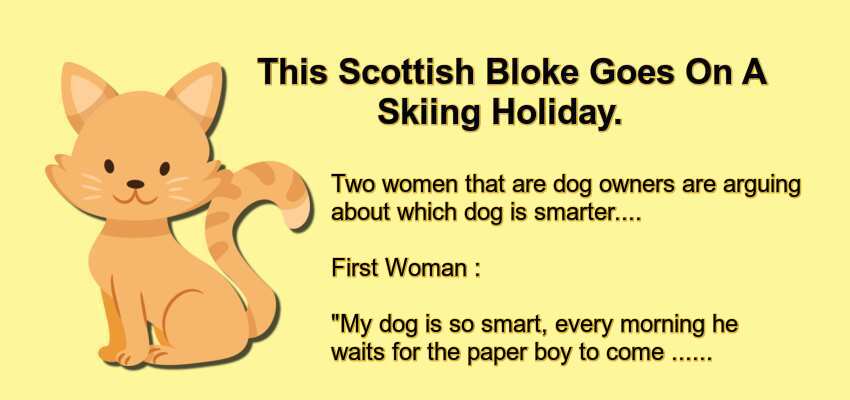 This Scottish Bloke Goes On A Skiing Holiday.