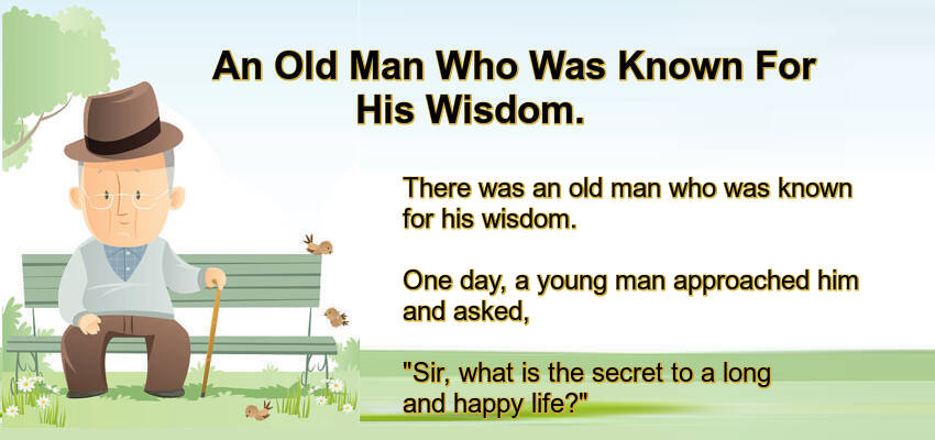 An Old Man Who Was Known For His Wisdom.