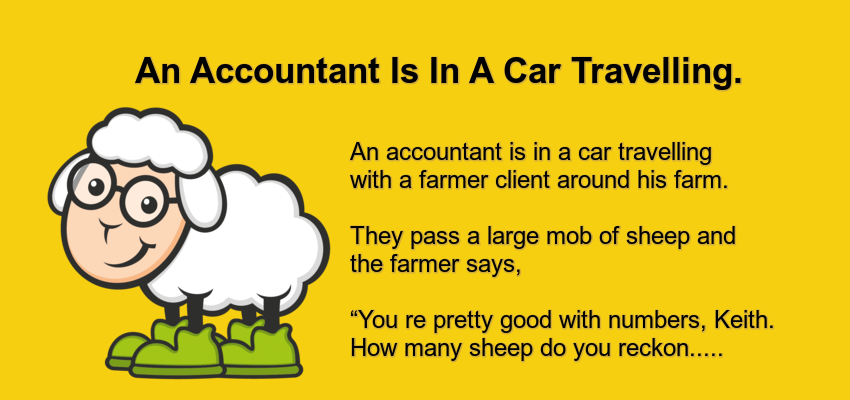 An Accountant Is In A Car Travelling.