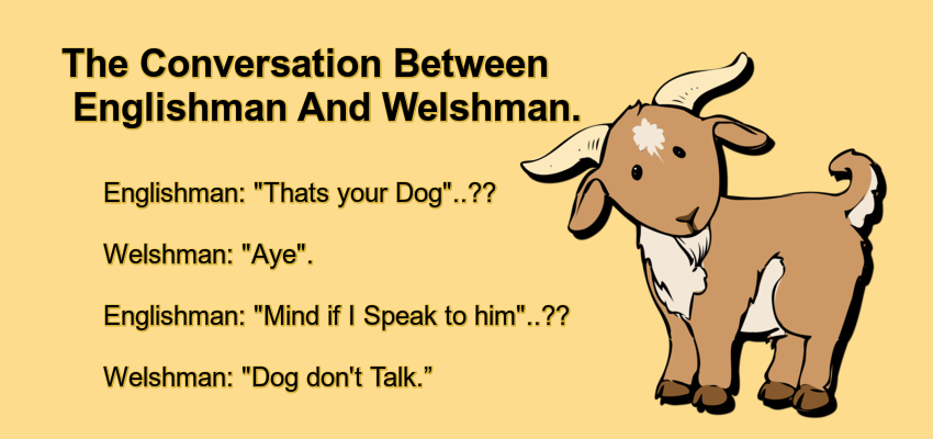 The Conversation Between Englishman And Welshman.
