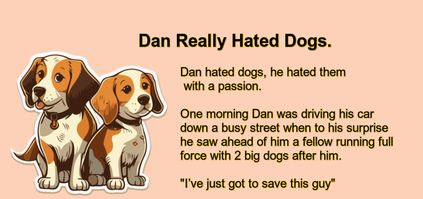 Dan Really Hated Dogs.