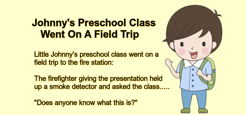 Johnny's Preschool Class Went On A Field Trip