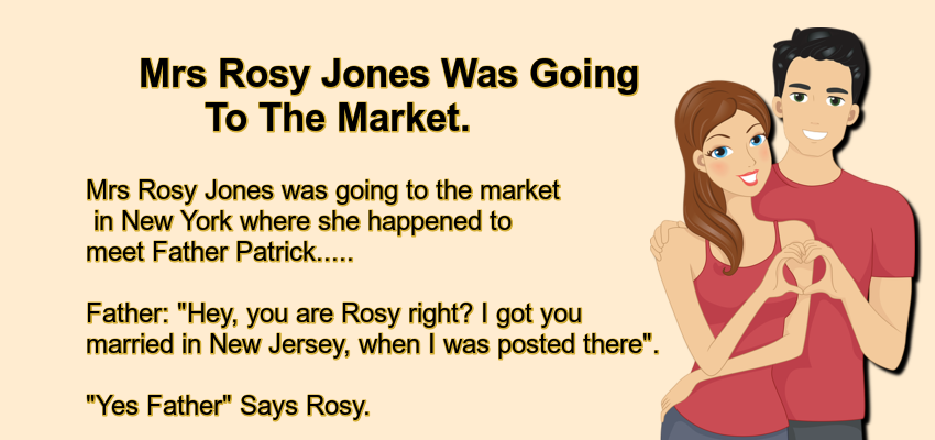 Mrs Rosy Jones Was Going To The Market.