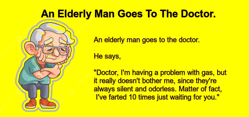An Elderly Man Goes To The Doctor.